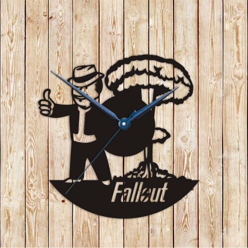 Fallout Clock Vector Cutting File