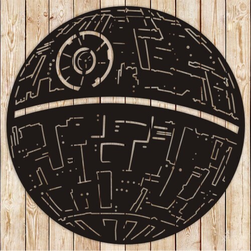 Star Wars Death Star Vector Cutting File