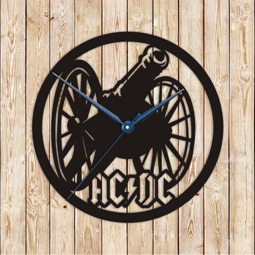 AC/DC Clock Vector Cutting File
