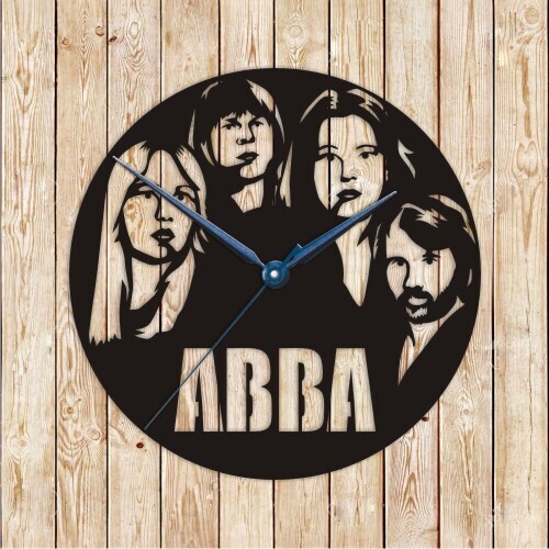 ABBA Clock Vector Cutting File