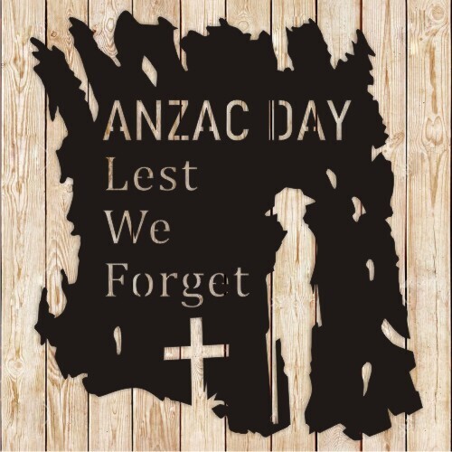 ANZAC Day Art Sign Vector Cutting File