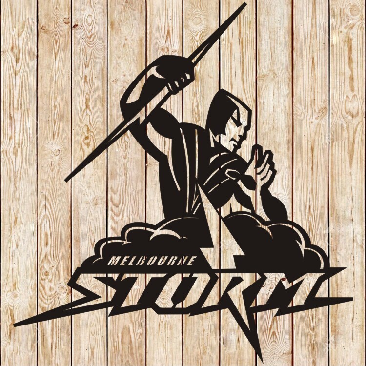 Nrl STORM logo cutting file