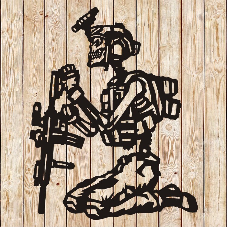 Soldier Skeleton cutting file