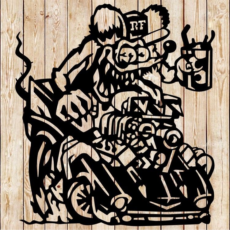 Classic Rat Fink Outrageous Cutting File