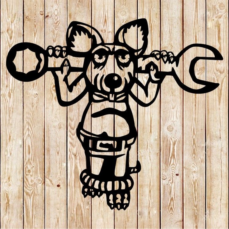 Rat Mechanic Rat Rod Hot Rod Cutting File