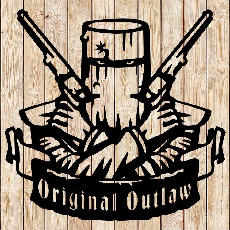 Ned Kelly Drawing "Such is Life" - "Original Outlaw" Sign