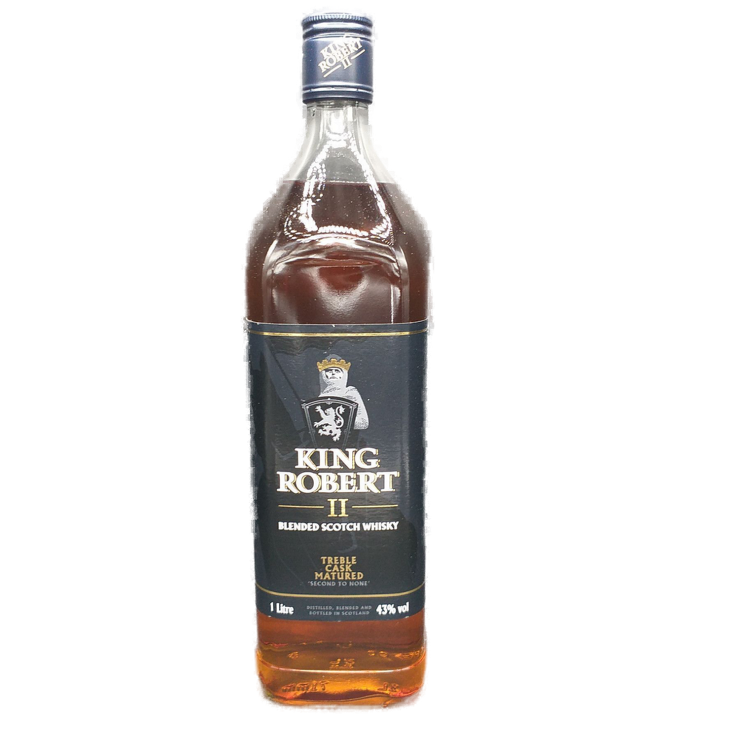 King Robert II Treble Cask Matured Blended Scotch Whisky Scotland 43% VOL. (1x1,0ltr.)