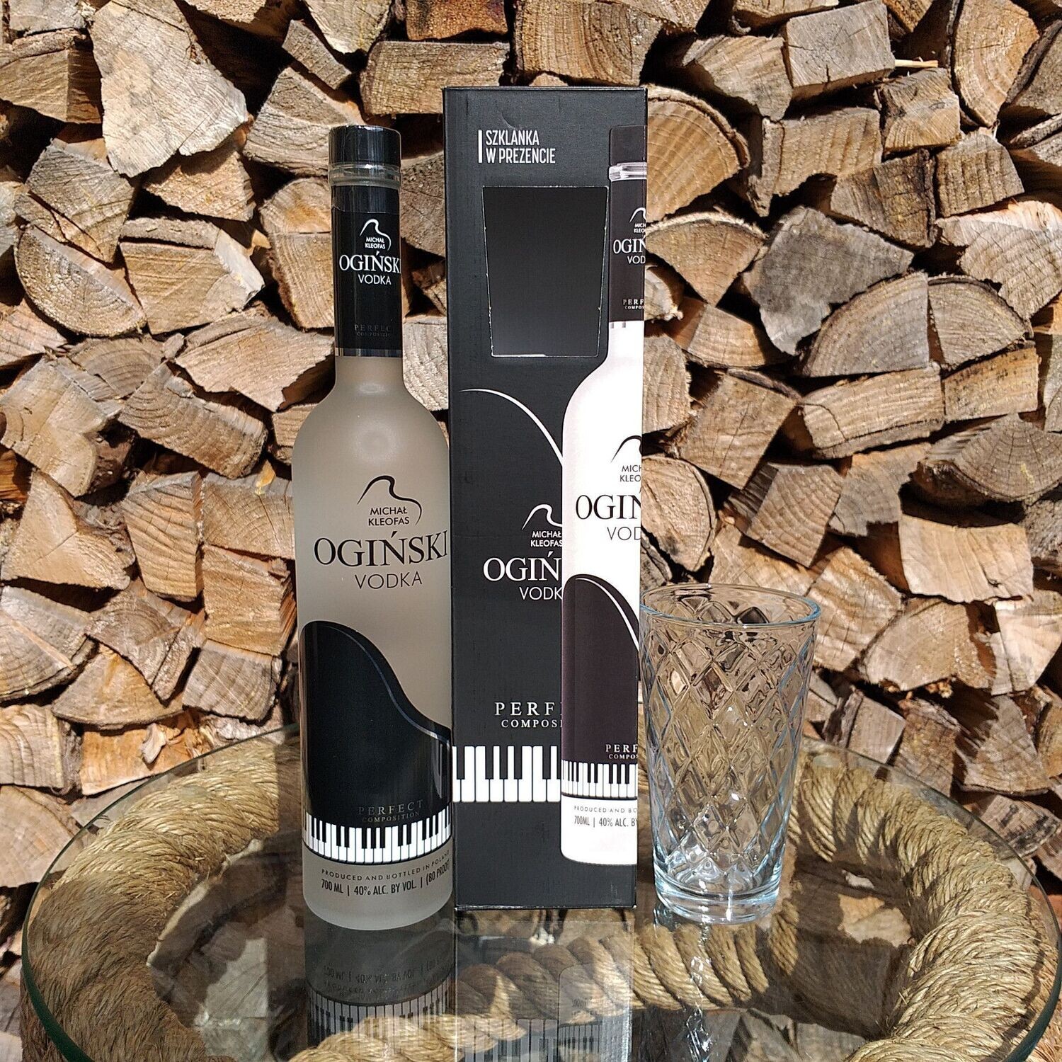 Michal Kleofas Oginski Vodka Polen 40% VOL. (1x0,7ltr.) inkl. Glas