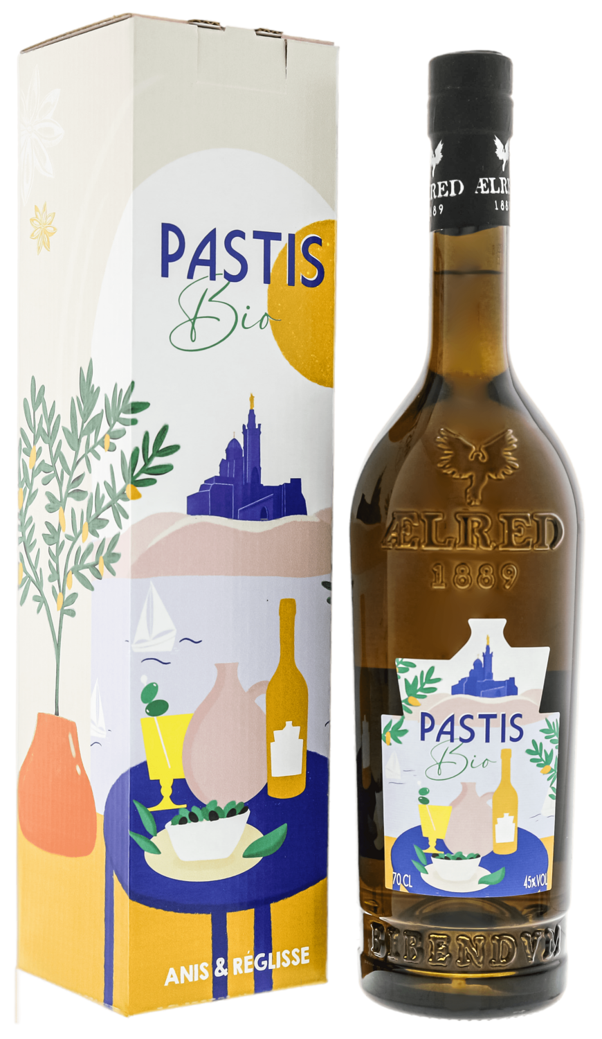 Aelred Pastis BIO Frankreich 45% VOL. (1x0,7ltr.) inkl. Giftbox