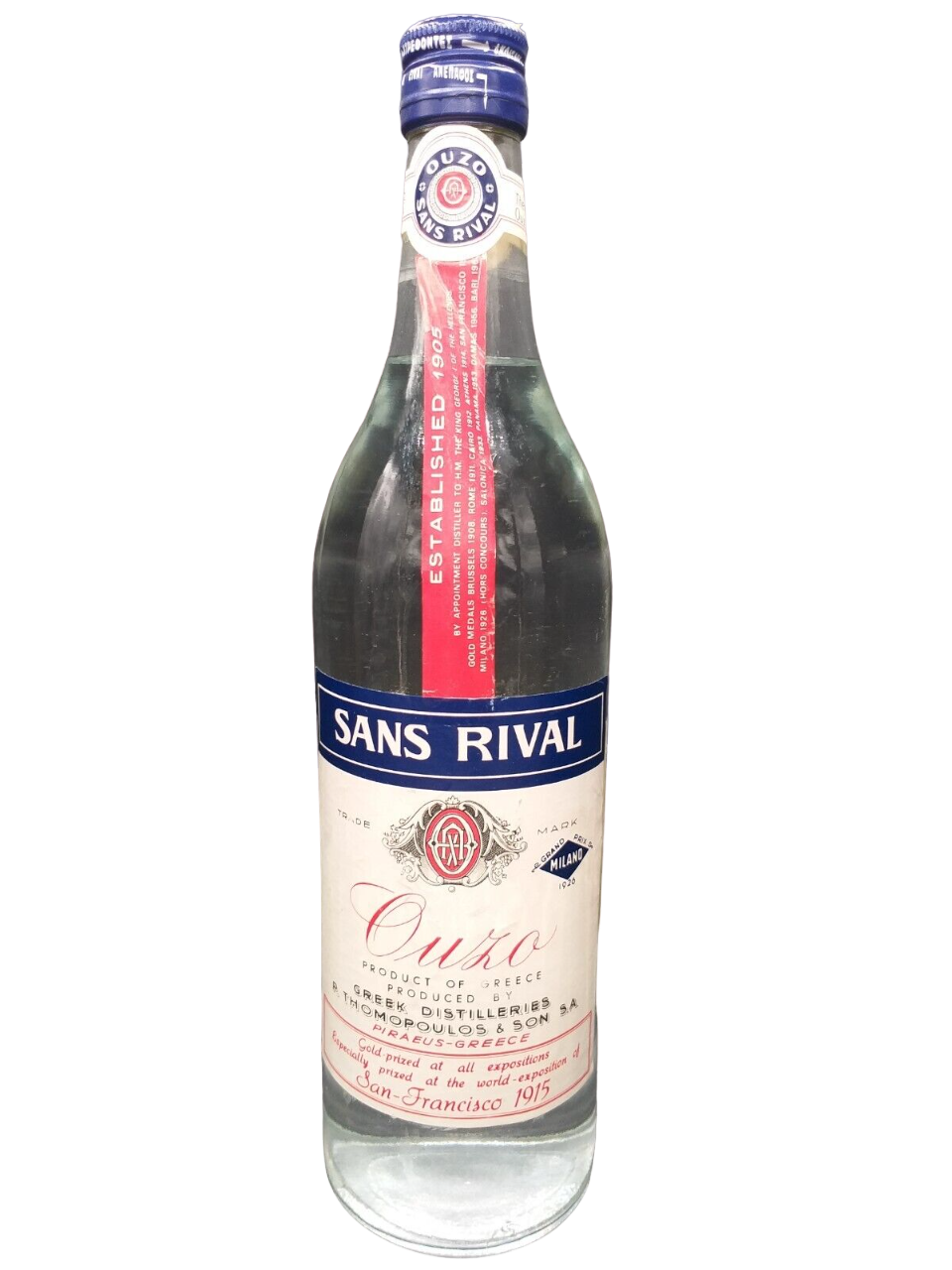 Sans Rival Ouzo Griechenland 46% VOL. (1x1,0ltr.)