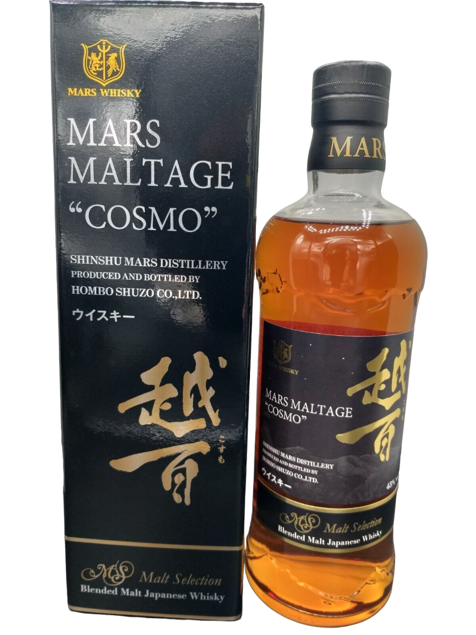 Mars Maltage COSMO Blended Malt Japanese Whisky 43% VOL. (1x0,7ltr.) OVP