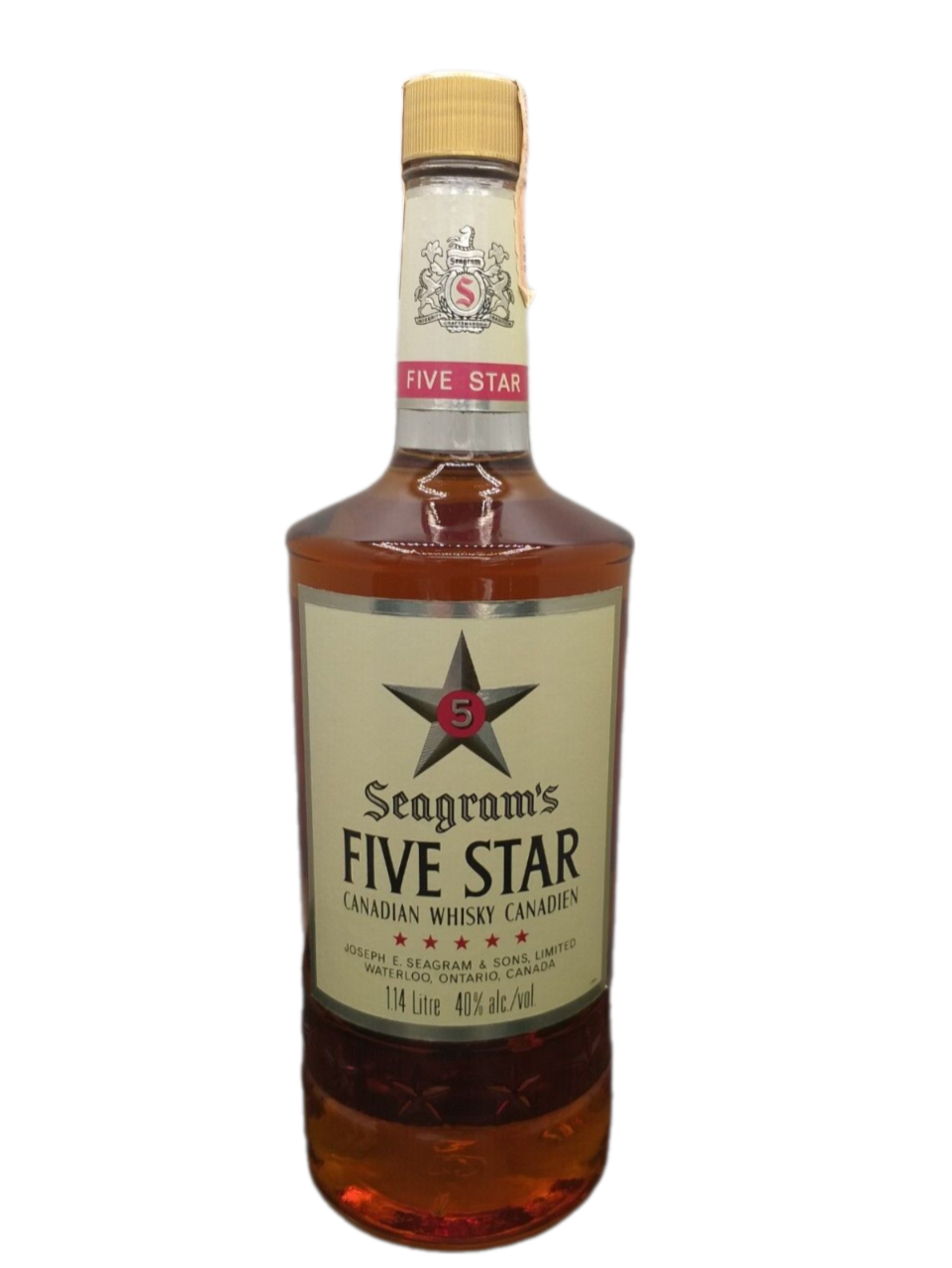 Seagram's Five Star 1986 Canadian Whisky 40% VOL. (1x1,14ltr.)