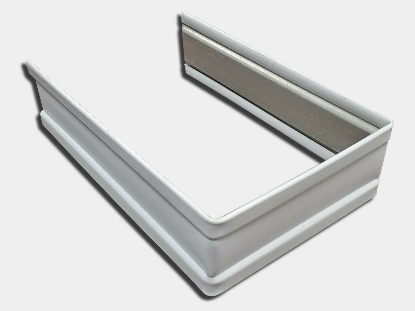 Aluminum 0.027" Standard Plain Square Downspout Strap