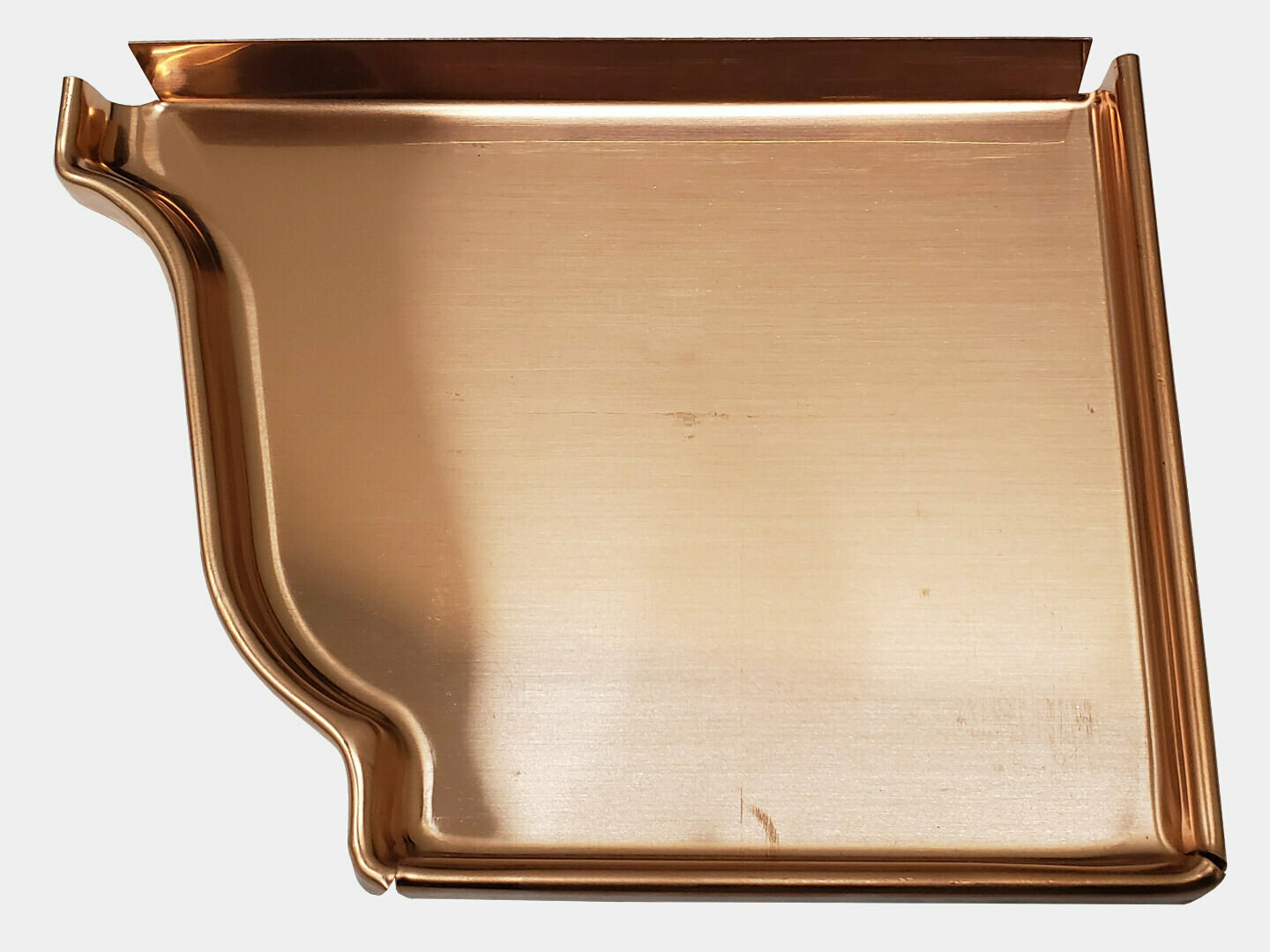 Copper K-Style Gutter Right End Cap - K&M Gutter Supply - Shop - K&M ...