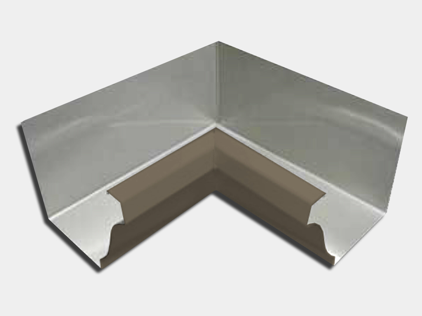 Kynar Steel 24 Gauge K-Style Gutter Inside Miter - KM - Shop - K&M ...