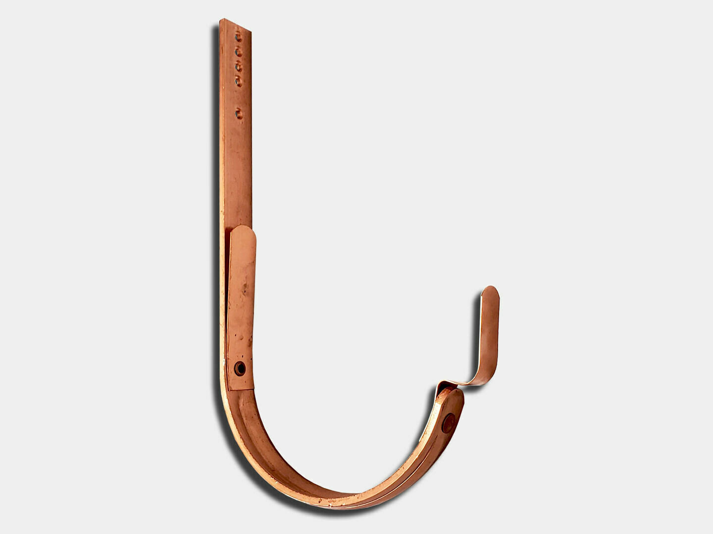 #16 J Roof Mount Half Round Gutter Copper Bar Hanger - Shop - K&M Sheet ...