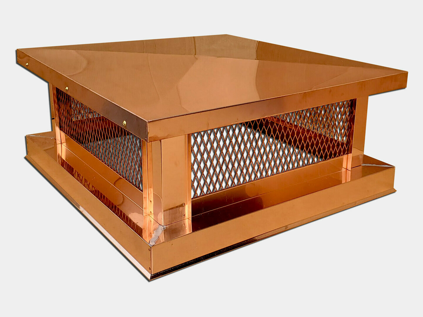 Basic Multi-Flue Box Style Roof Custom Made Chimney Cap