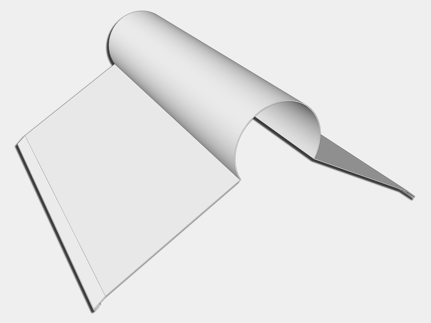 Aluminum Ridge Roll Roof Flashing Metal Cap Kynar™