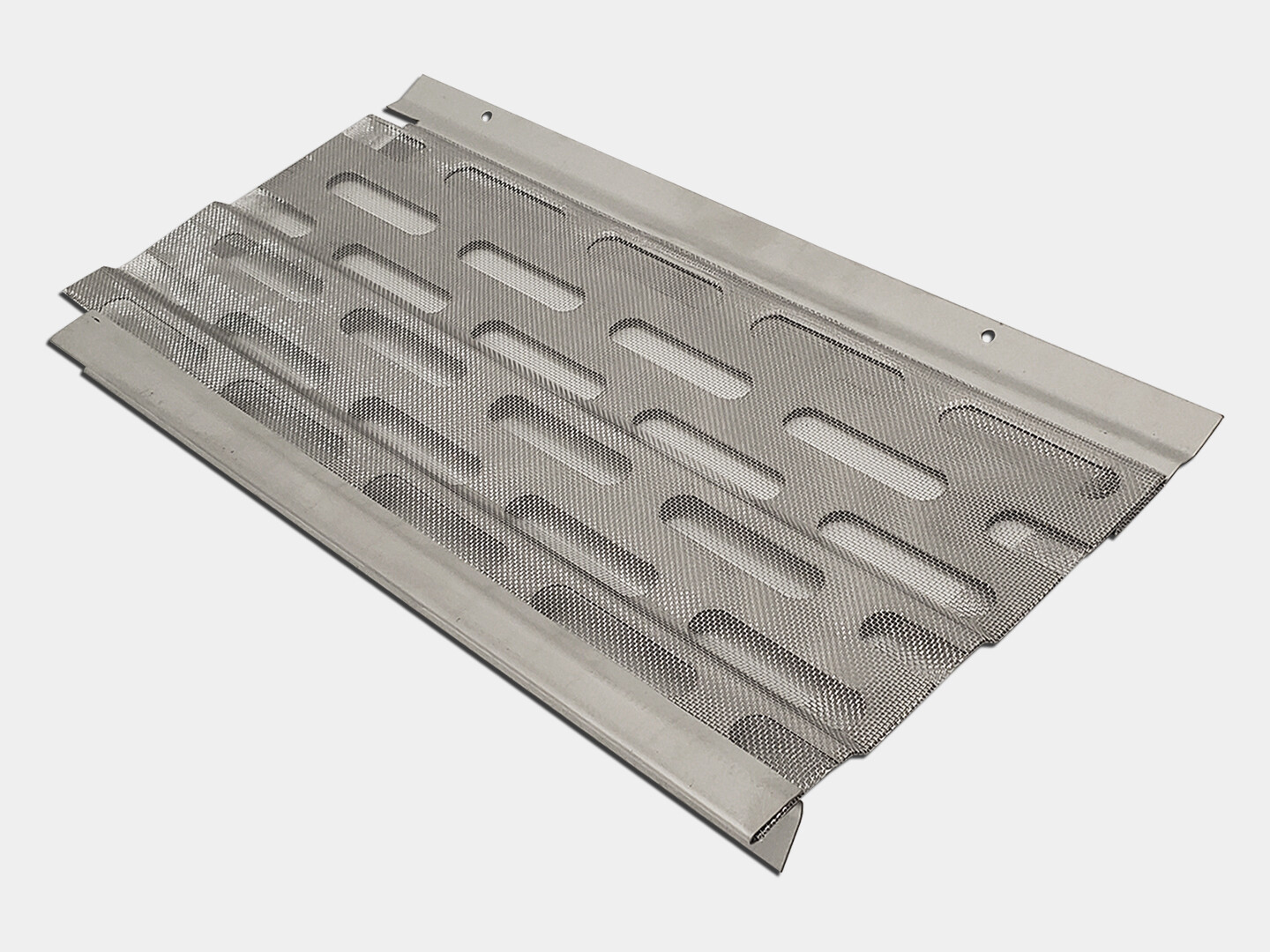 Under Shingle Stainless Steel Gutter Screen - 5'