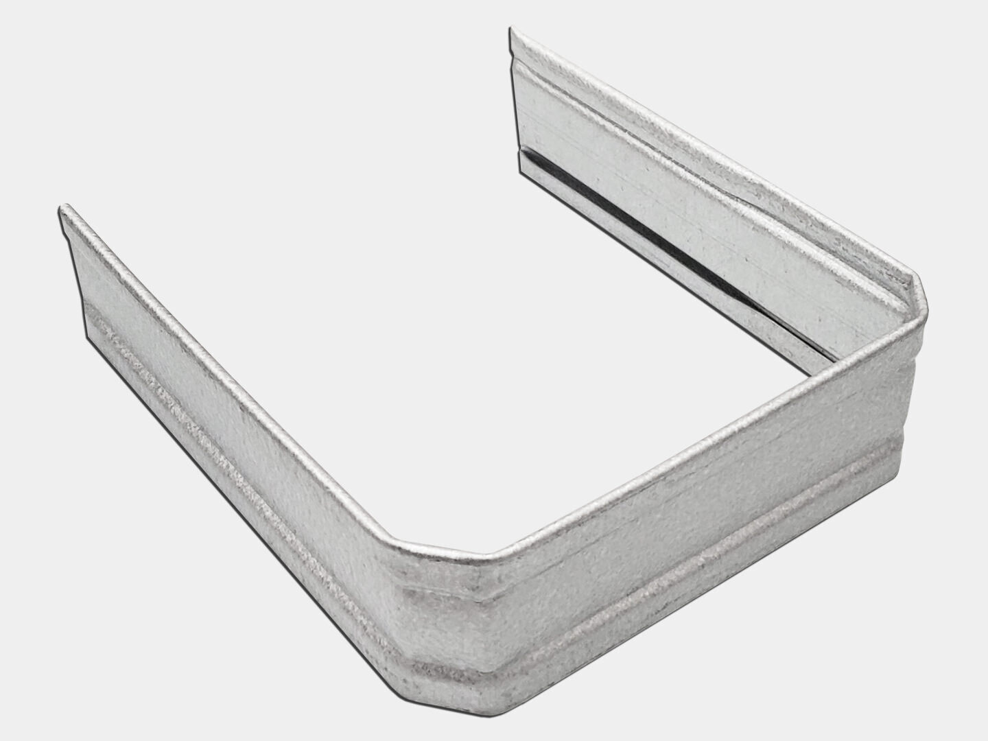 Square Corrugated Galvalume Downspout Strap for Wall KM