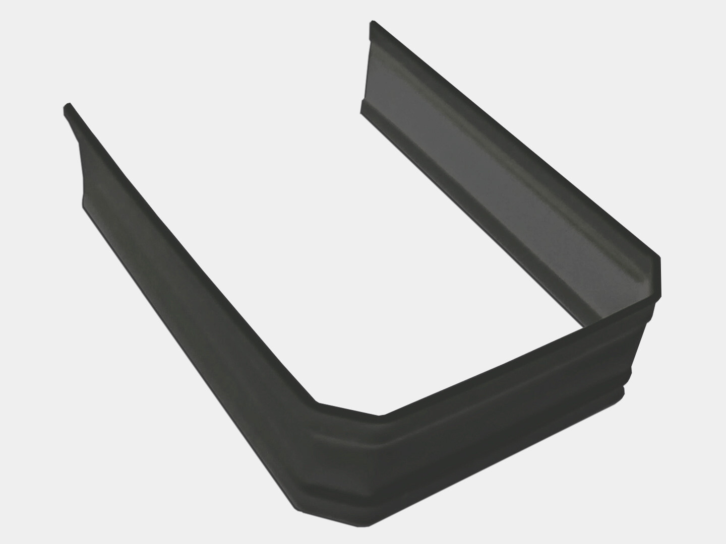 Square Corrugated Steel Downspout Strap for Wall - K&M