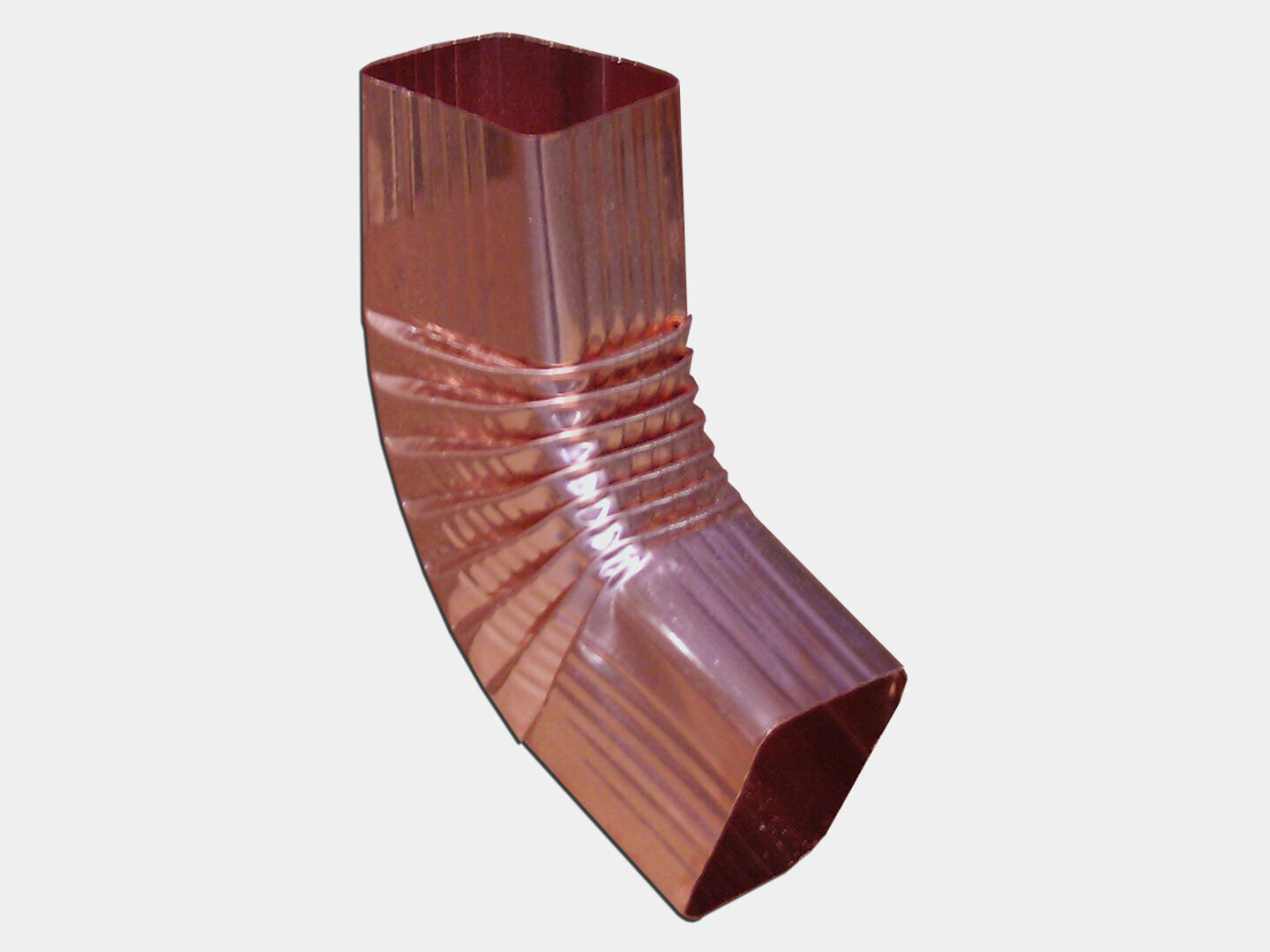 Square Corrugated Copper Elbow (B) Style for Downspout