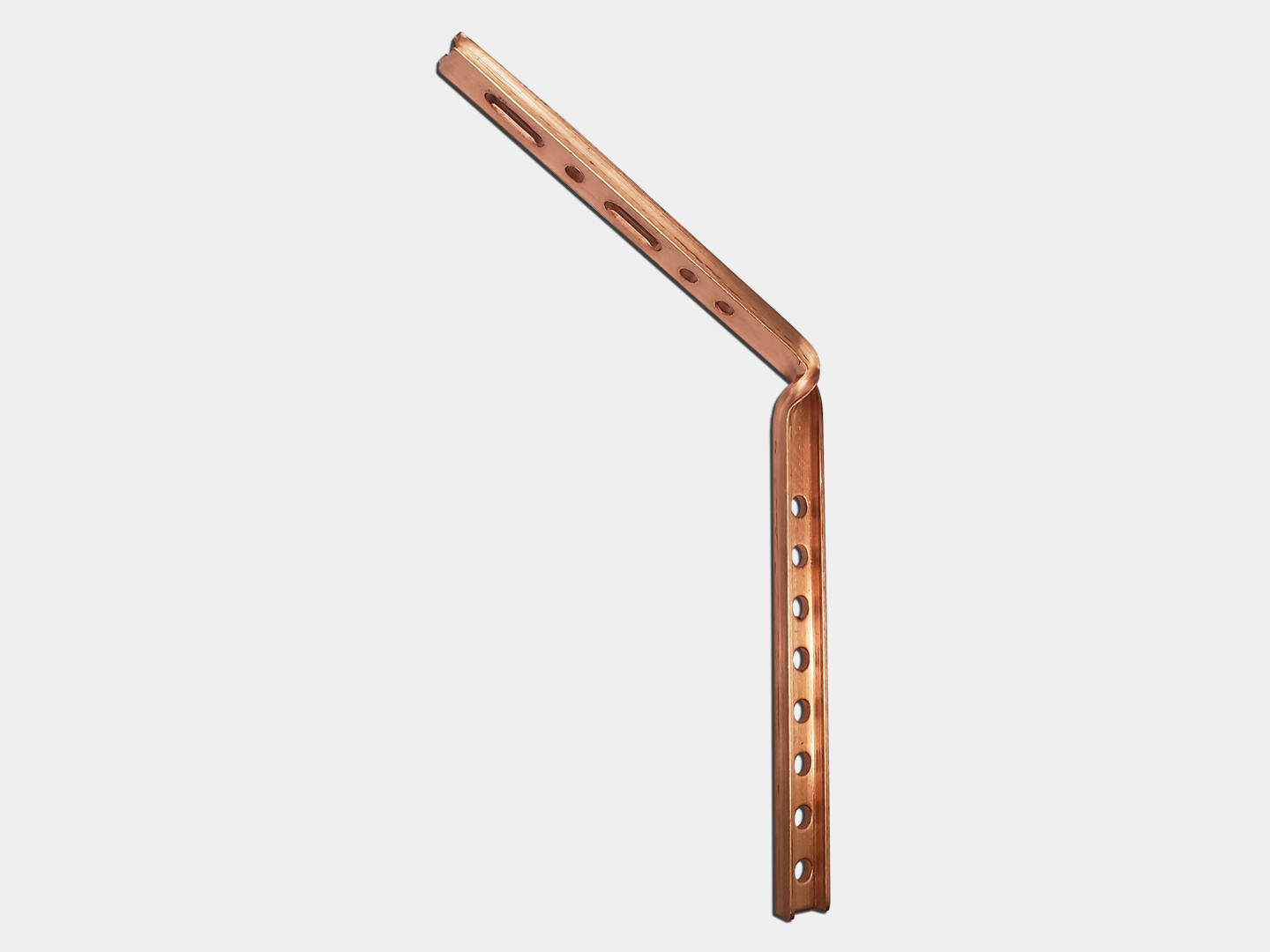 #12 Copper Roof Mount Gutter Shank - K&M Gutter Supply