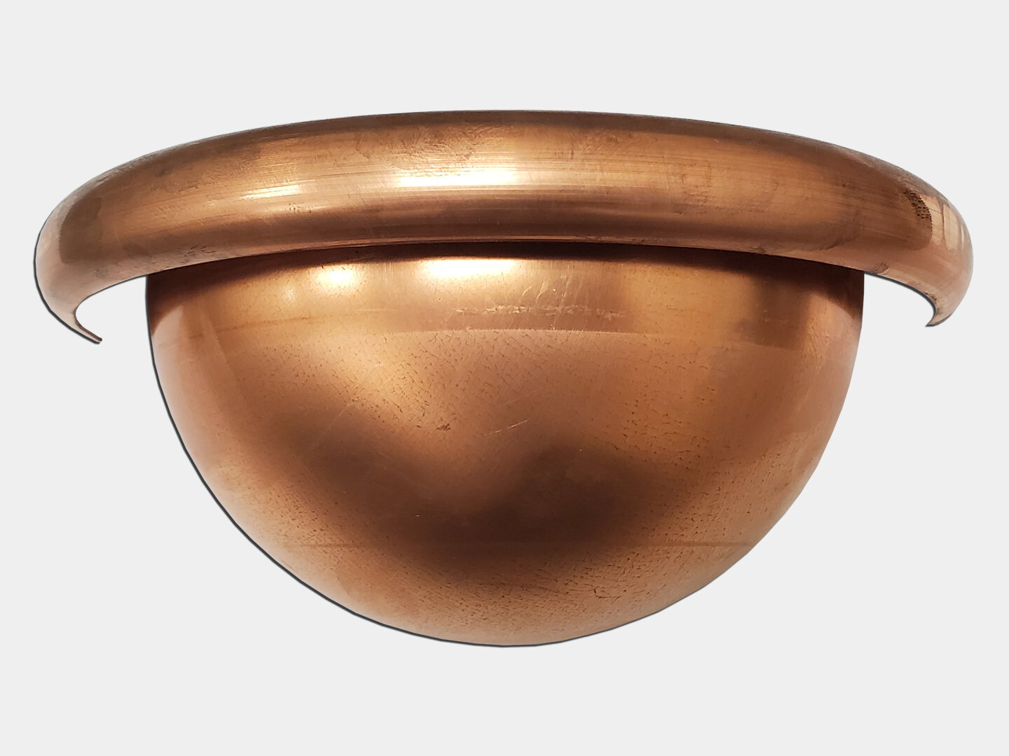 Half Round Copper Gutter Euro Spherical End Cap