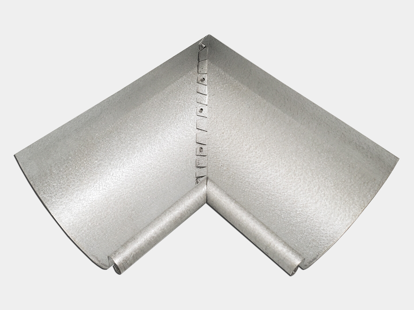 Euro Bead Half Round Inside Galvalume Gutter Miter