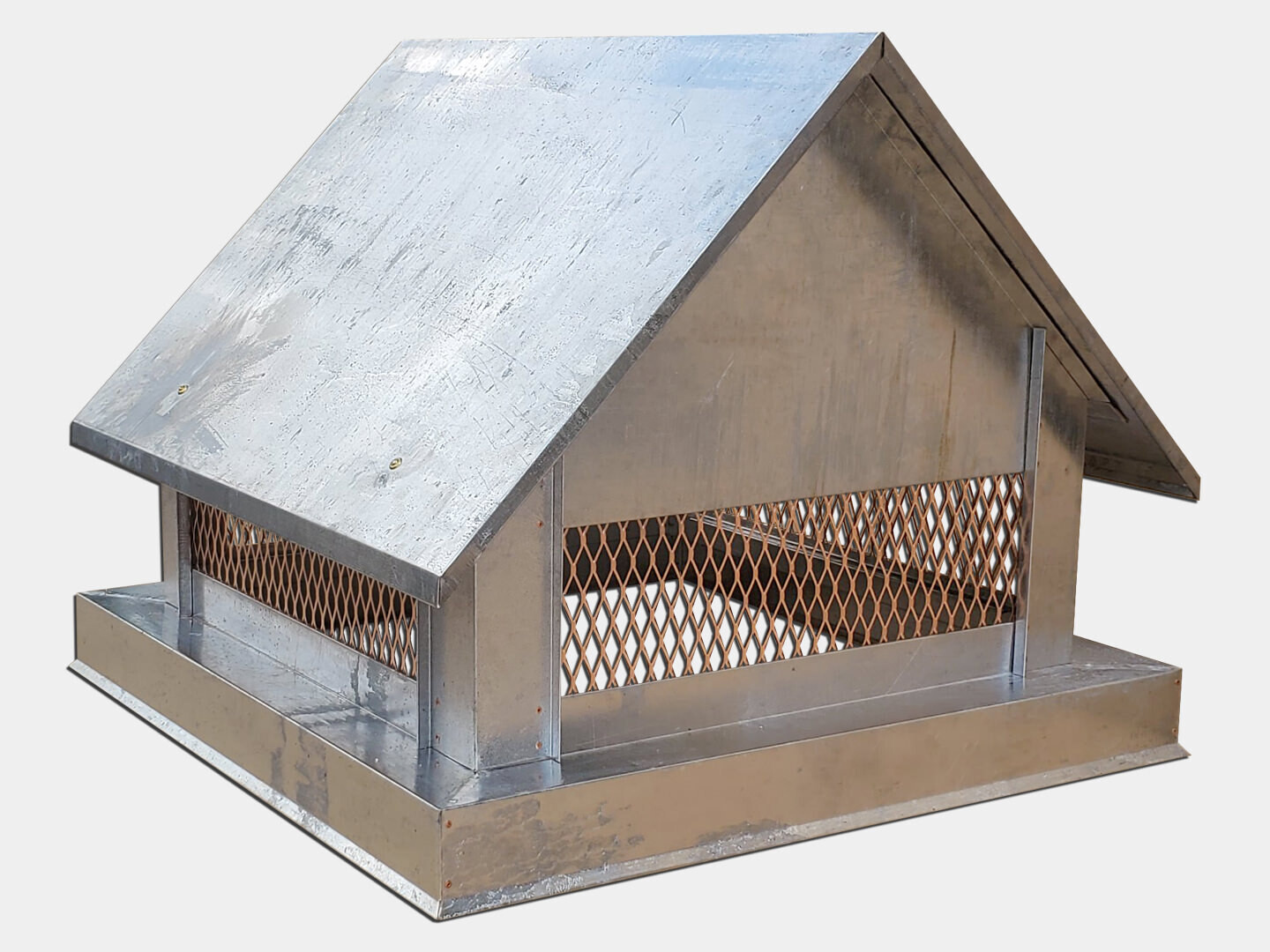 Basic Gable Roof Custom Chimney Cap