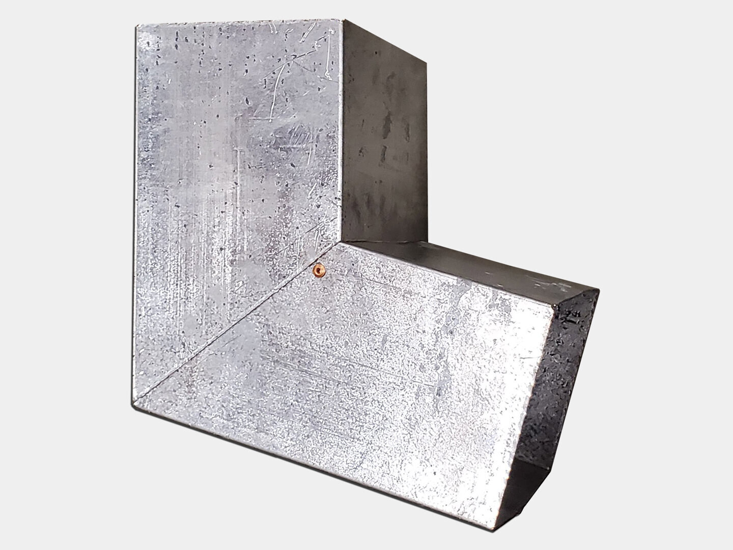 Plain Square Lead Coated Copper A Gutter Elbow