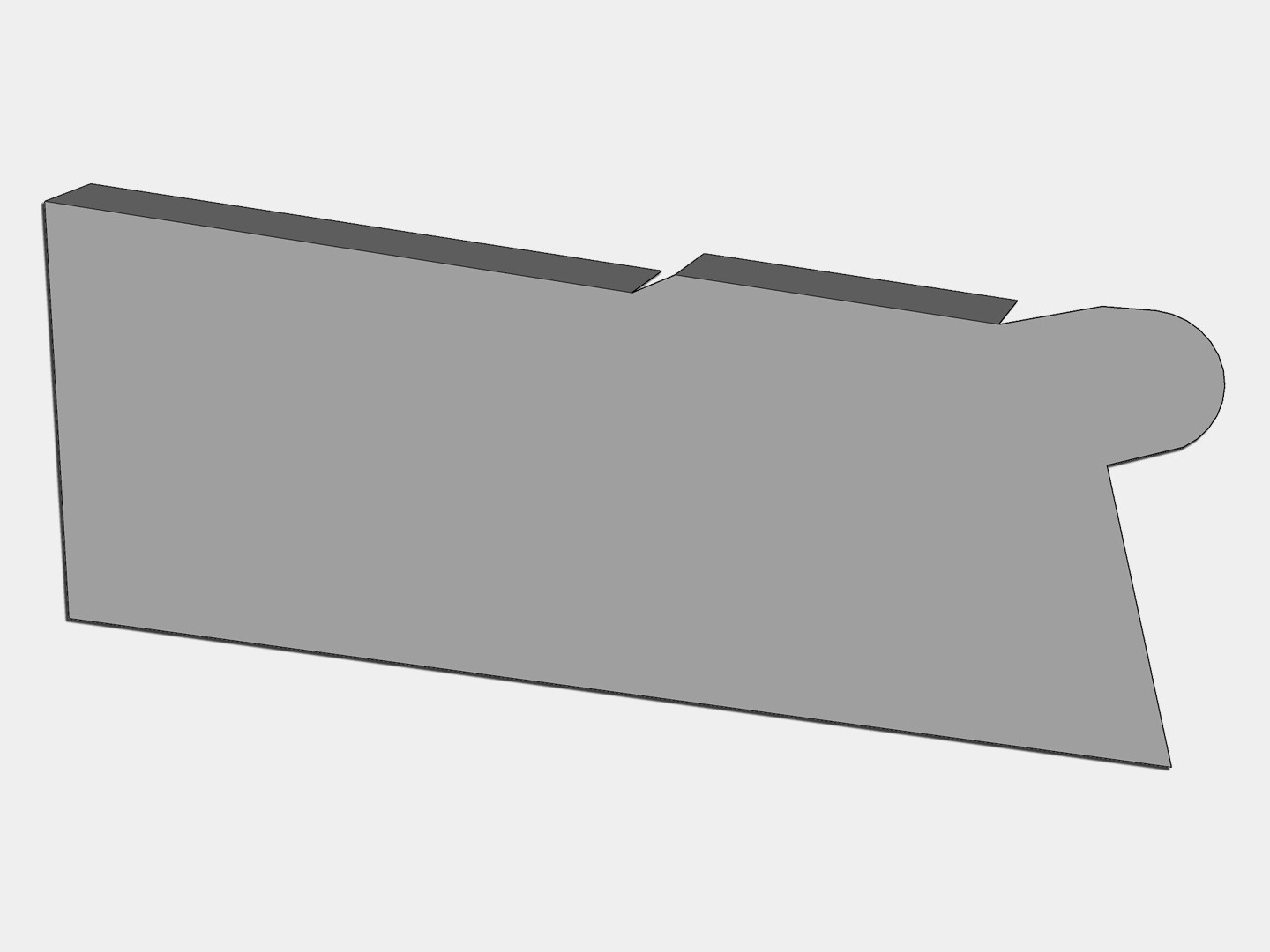 Stainless Steel Gutter Leaf Cover End Cap