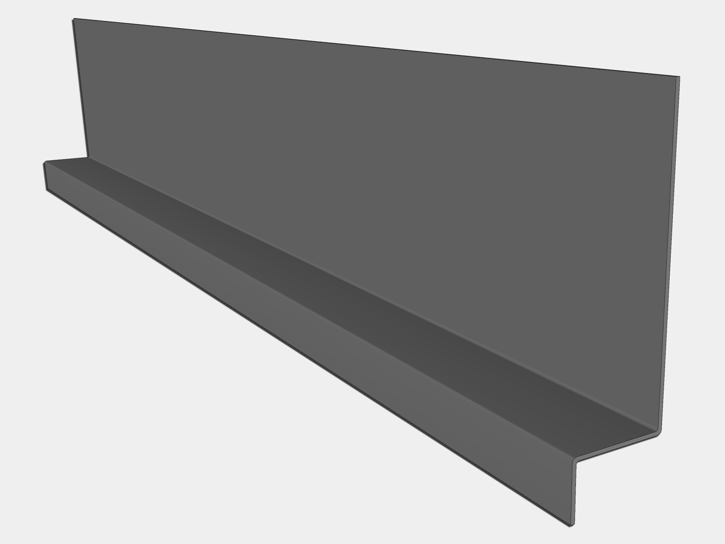 Z Flashing Metal - 16/20 oz. Lead Coated Copper