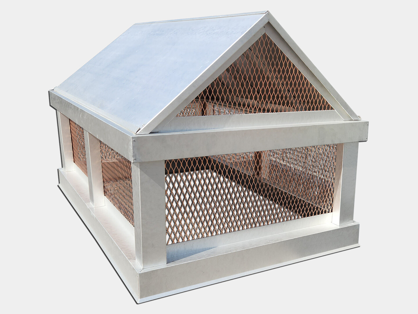 Roman Gable Roof Ornamental Custom Chimney Cap