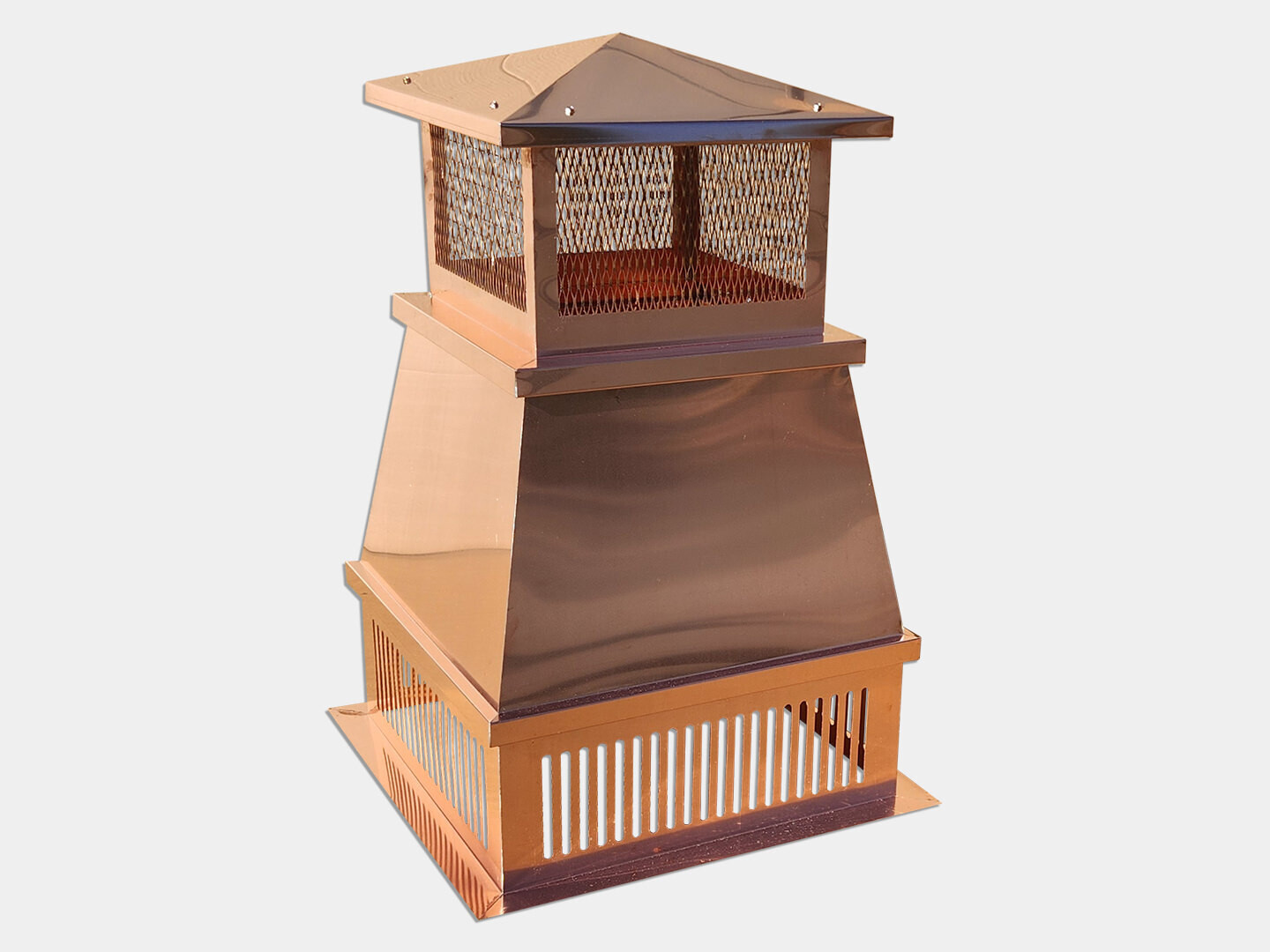 Knight Chimney Pot - Copper, Stainless Steel, LCC