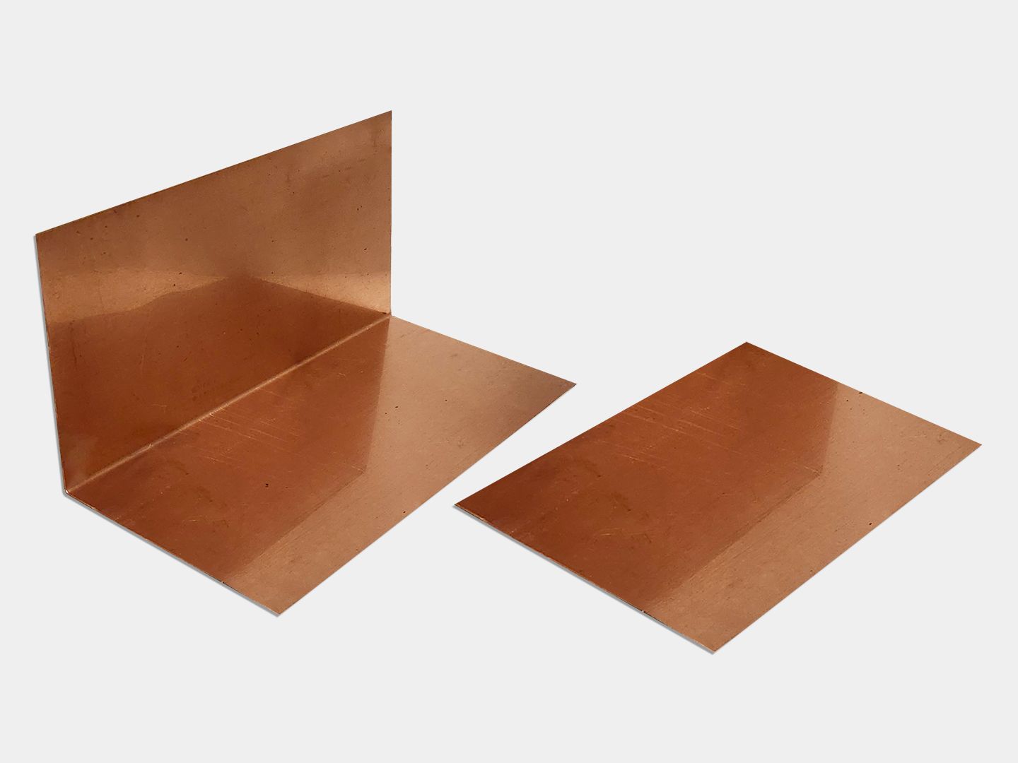 Copper Step Flashing - 100 pcs. - Chimney & Roof flashing
