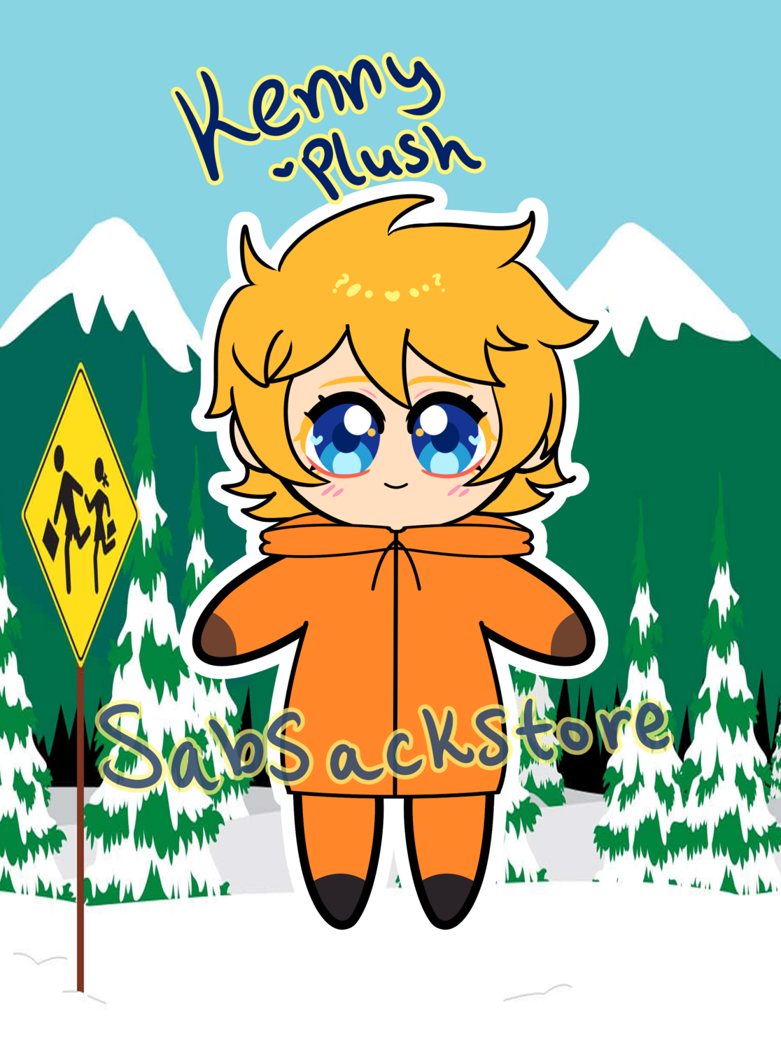 PREORDER SHIPS 3-4 MONTHS Kenny Plush 30cm South Park Inspired