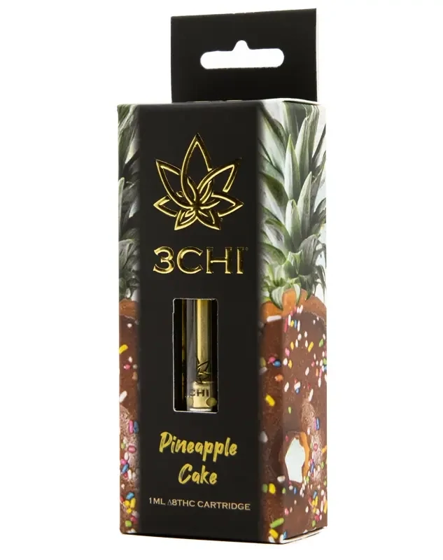 3Chi: Pineapple Cake Indica Hybrid Delta 8 THC Vape Cartridge 1g ...