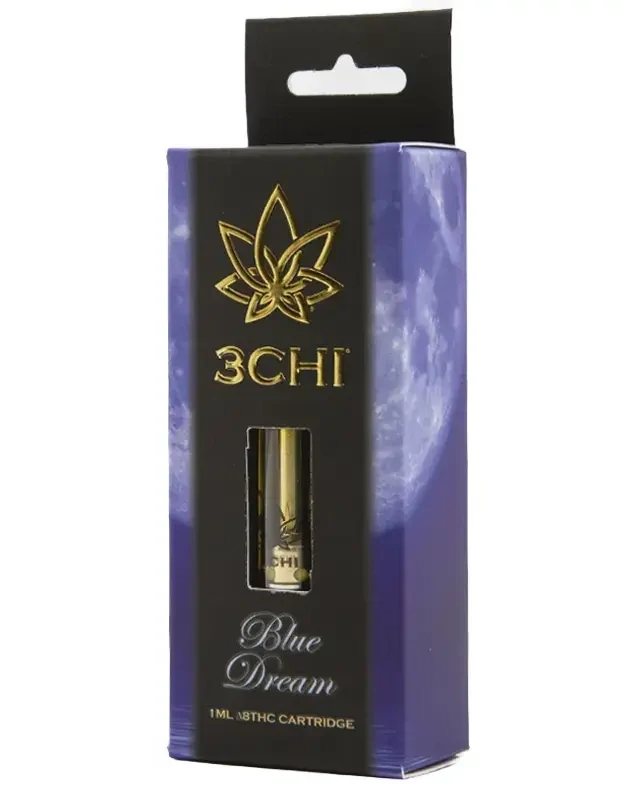 3Chi: Blue Dream Sativa Hybrid Delta 8 THC Vape Cartridge 1g - Wellness ...