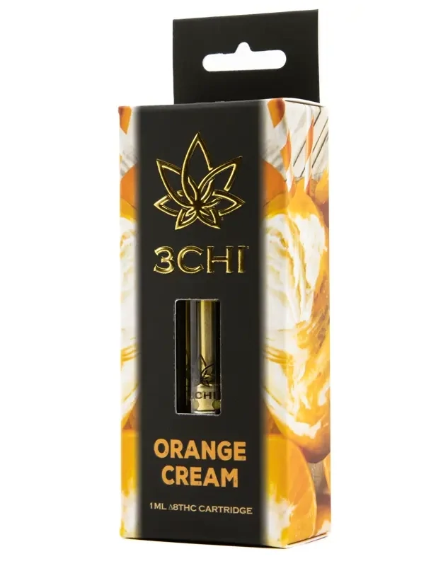 3Chi: Orange Cream Hybrid Delta 8 THC Vape Cartridge 1g - Cycling Frog ...