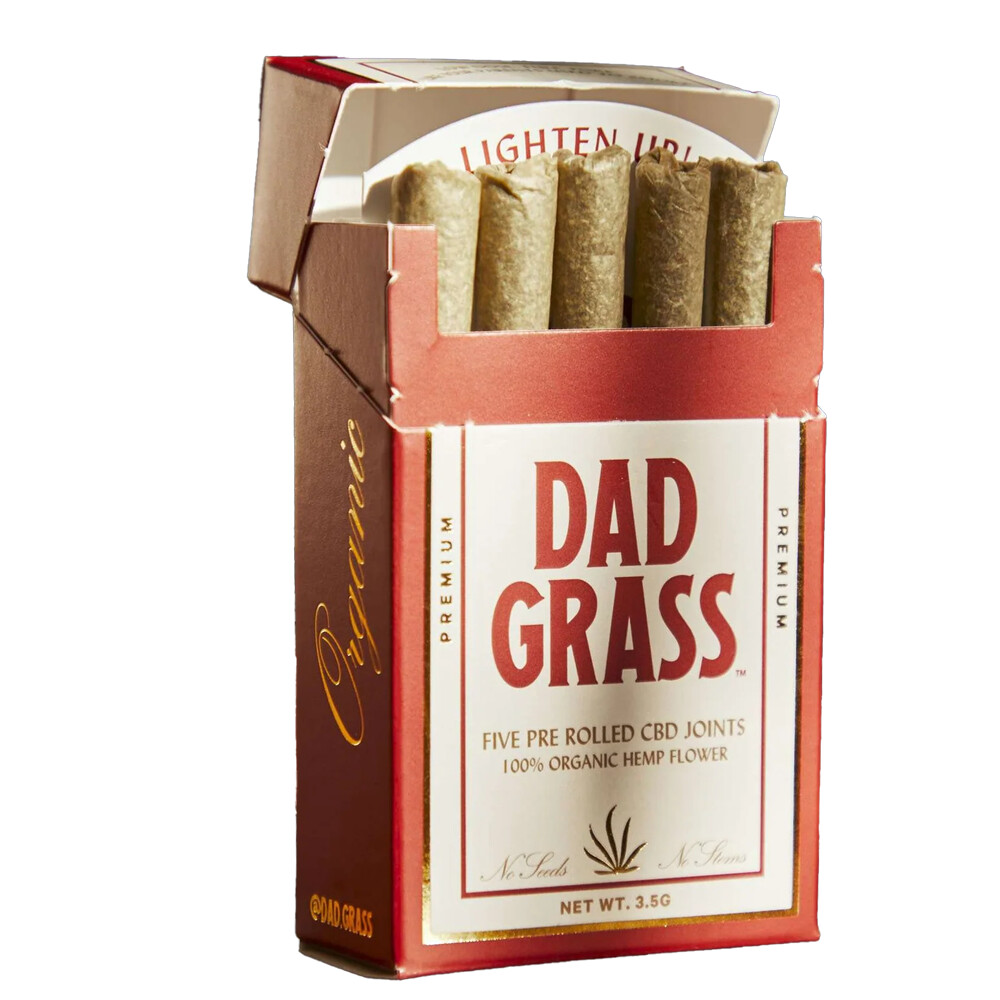 Dad Grass Hemp CBD Pre Rolled Joints 5 Pack - Nurse Wellness - Nurse ...