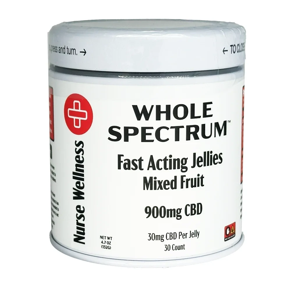 Nurse Wellness: Whole Spectrum CBD 30mg Mixed Fruit 30ct Gummies ...