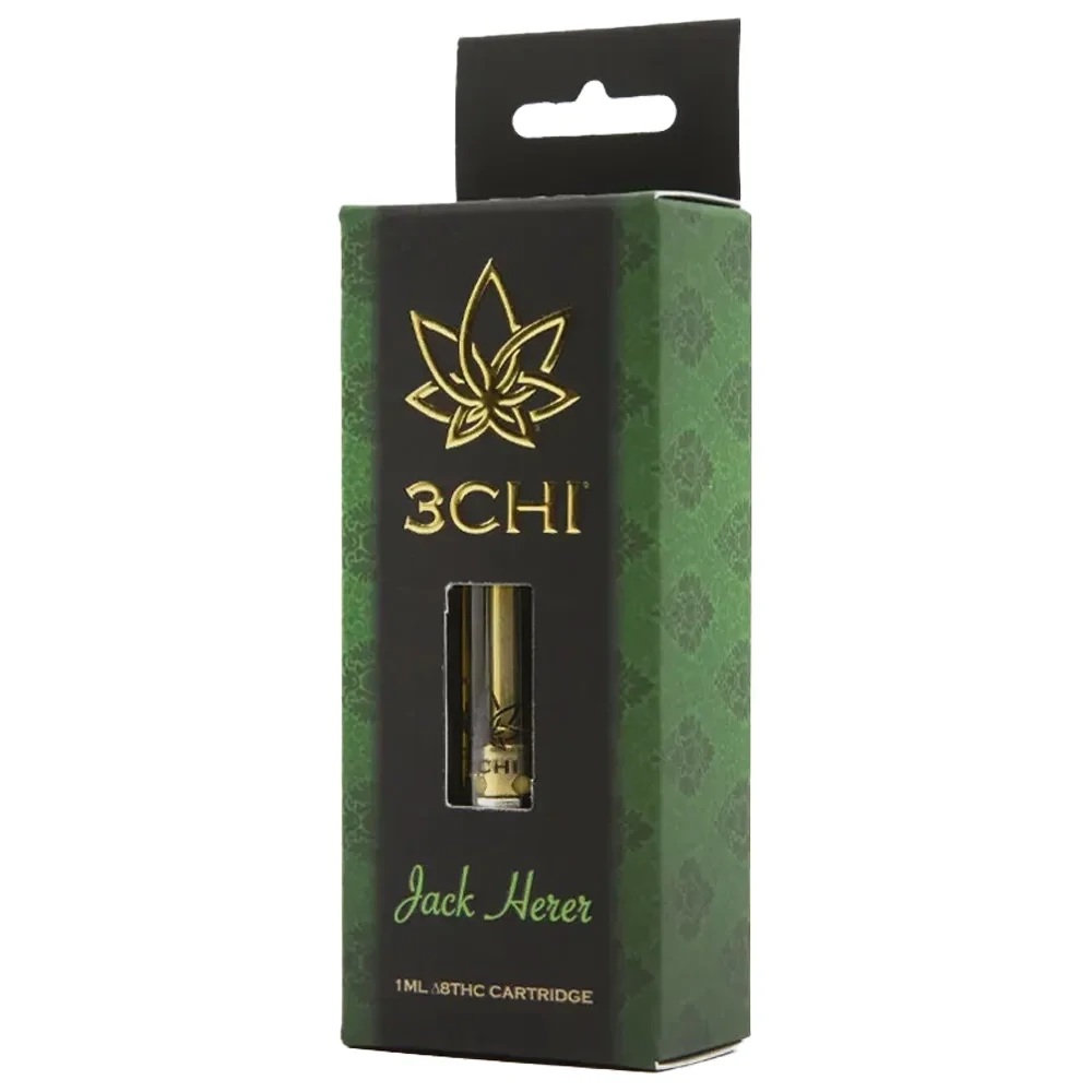 3Chi: Jack Herer Sativa Hybrid Delta 8 THC Vape Cartridge 1g - Bear ...