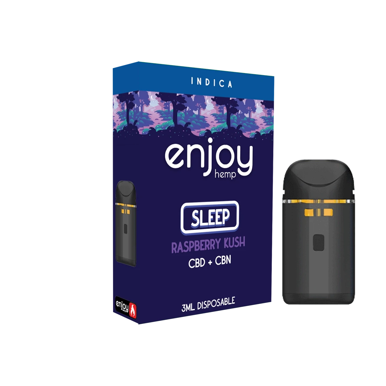 Enjoy: Live Rosin Sleep CBD + CBN 2.2g Disposable Vape- Berry Kush ...