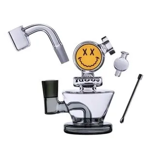 Goody Glass: Big Face Mini Dab Rig 4-Piece Kit - Live Resin - Nurse ...