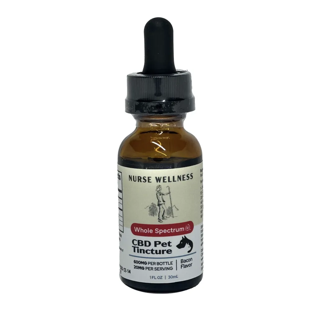 Nurse Wellness: 600mg Whole Spectrum™ Nano CBD Oil For Pets - Bacon ...