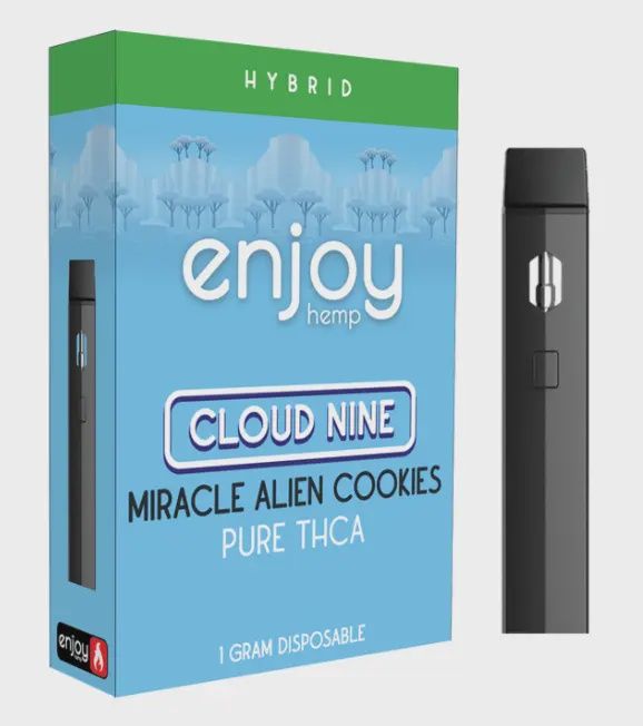 Enjoy: Cloud Nine1g THCa Disposable Vape - Miracle Alien Cookies ...