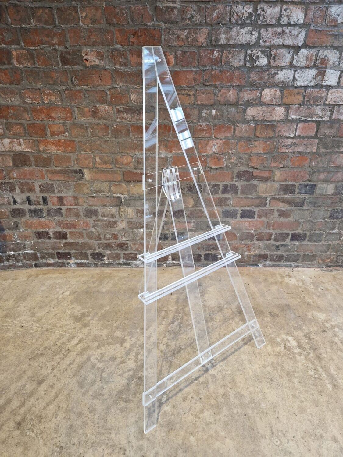 LARGE acrylic easel stand sign Perspex decor