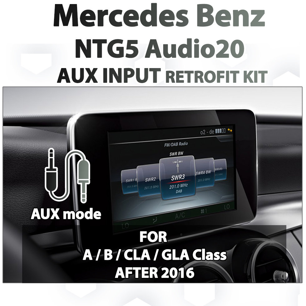 [2016 - Current] MERCEDES BENZ - NTG5 Mercedes Benz Audio20 Audio AUX ...