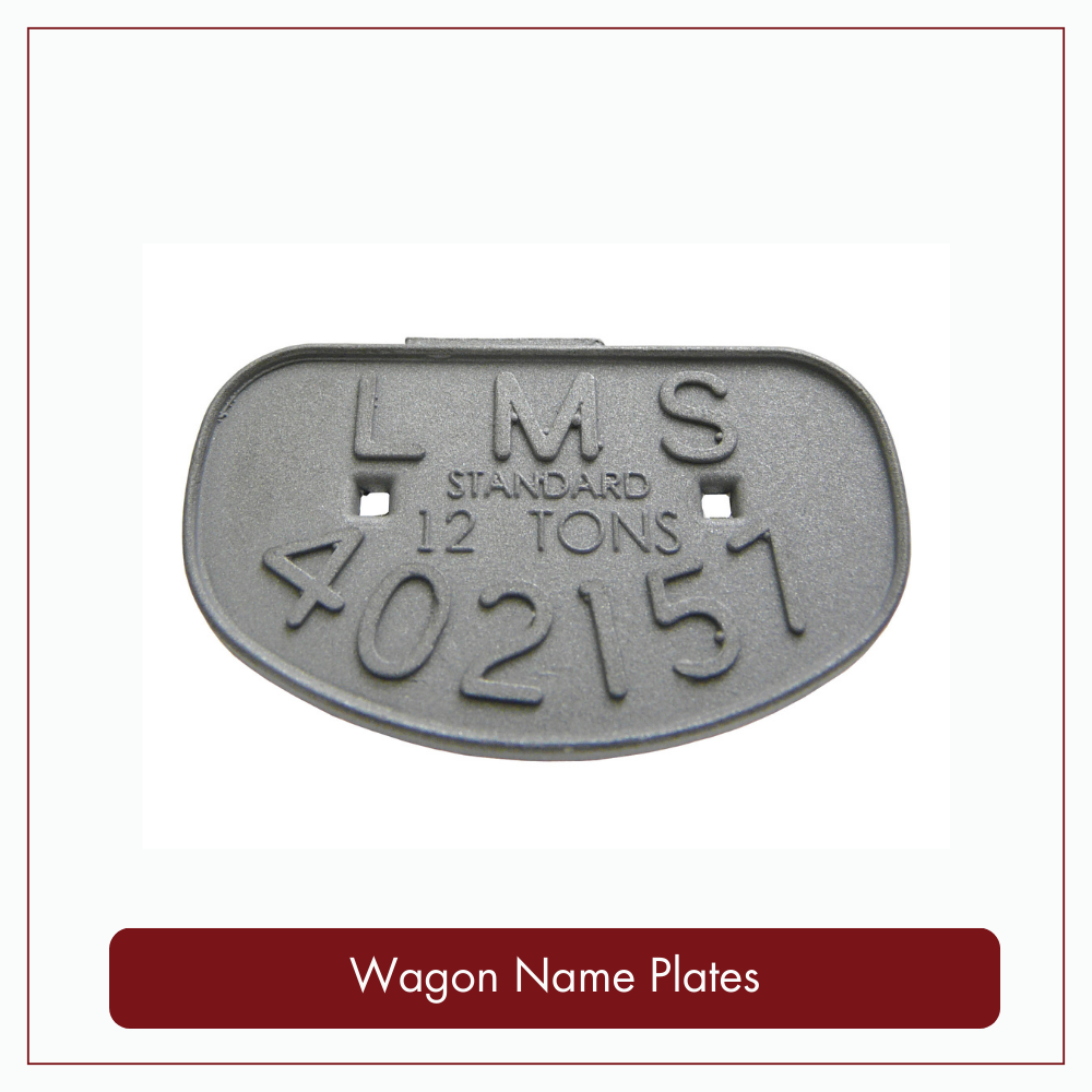 Wagon Number Plates